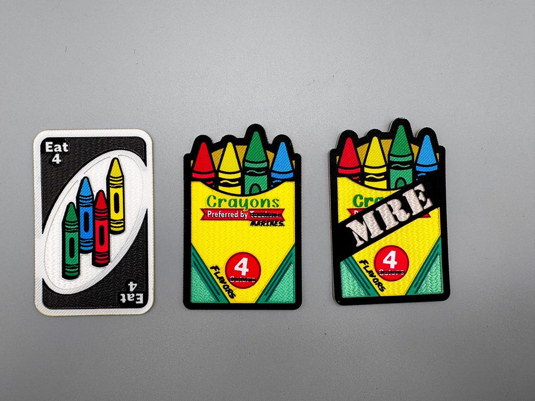 Crayon Eaters Tactical Meme Patch USMC Funny Patch Velcro or Iron on ...