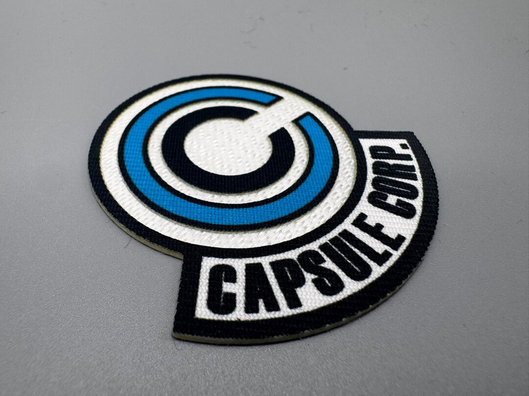 Dragon Ball Z Capsule Corp Patch - Iron-on Cosplay Applique - Etsy