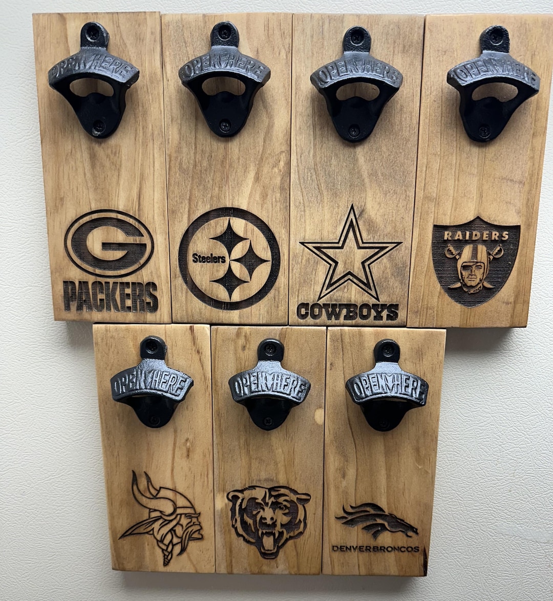 Personalized Magnetic Bottle Opener: Wall Mount Cap Catcher, Bar ...
