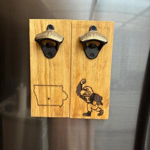 Personalized Magnetic Bottle Opener: Wall Mount Cap Catcher, Bar ...