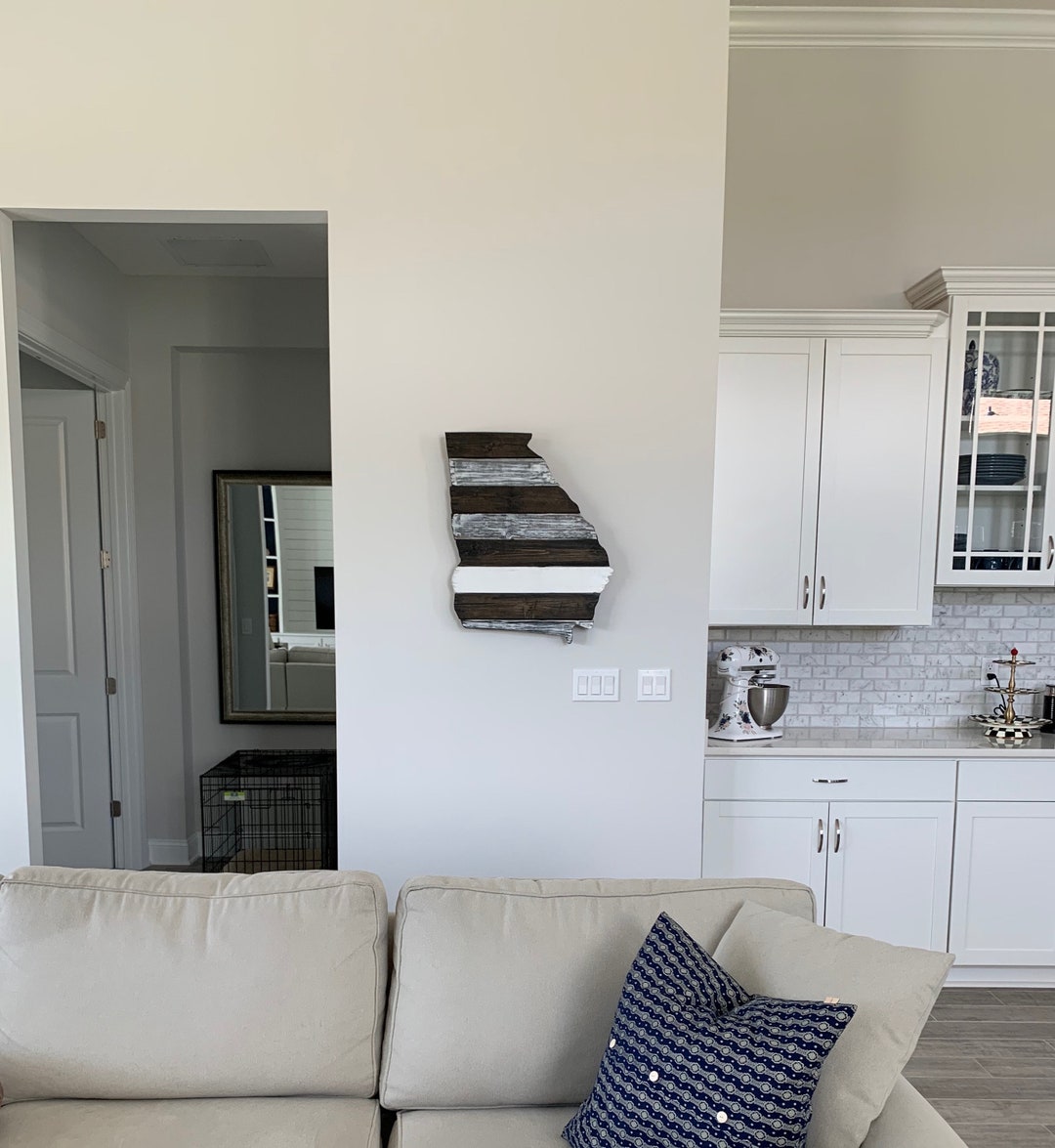 Georgia Rustic Wood State, Wooden Georgia State, Rustic Georgia ...