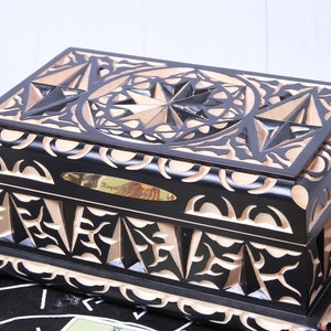 Tarot Box Tarot Card Storage Major Arcana Tarot Box Altar - Etsy