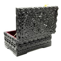 Decorative Carved Storage Box - Etsy