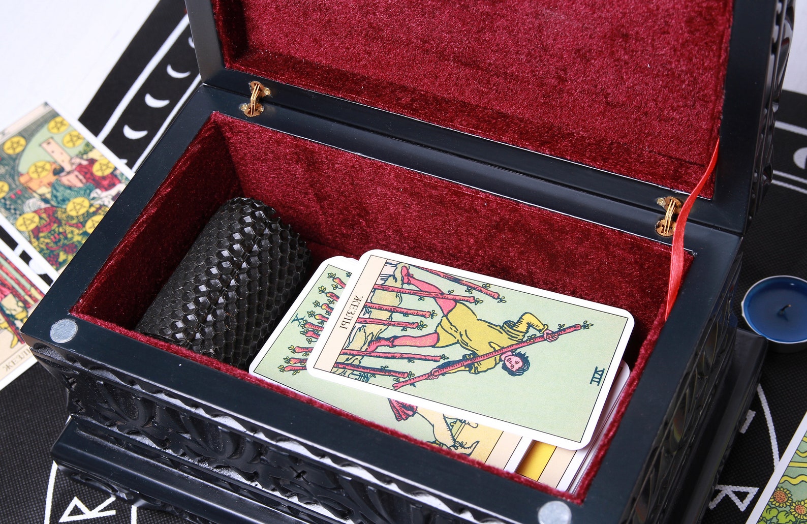 Tarot Box Altar Box Witch Box Tarot Card Box Tarot Card - Etsy