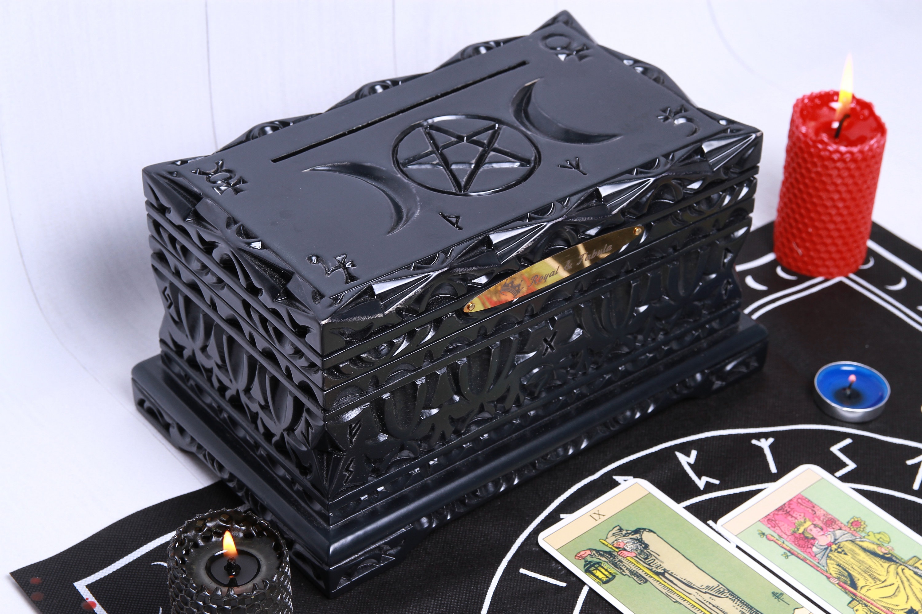 Tarot Box Altar Box Witch Box Tarot Card Box Tarot Card - Etsy