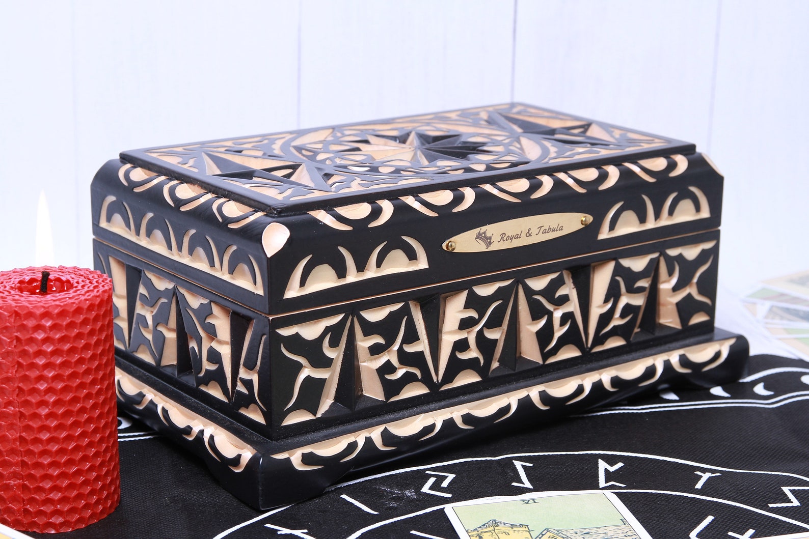 Tarot Box Tarot Card Storage Major Arcana Tarot Box Altar - Etsy UK