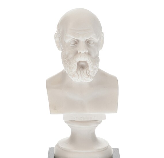 Socrates Head Statue