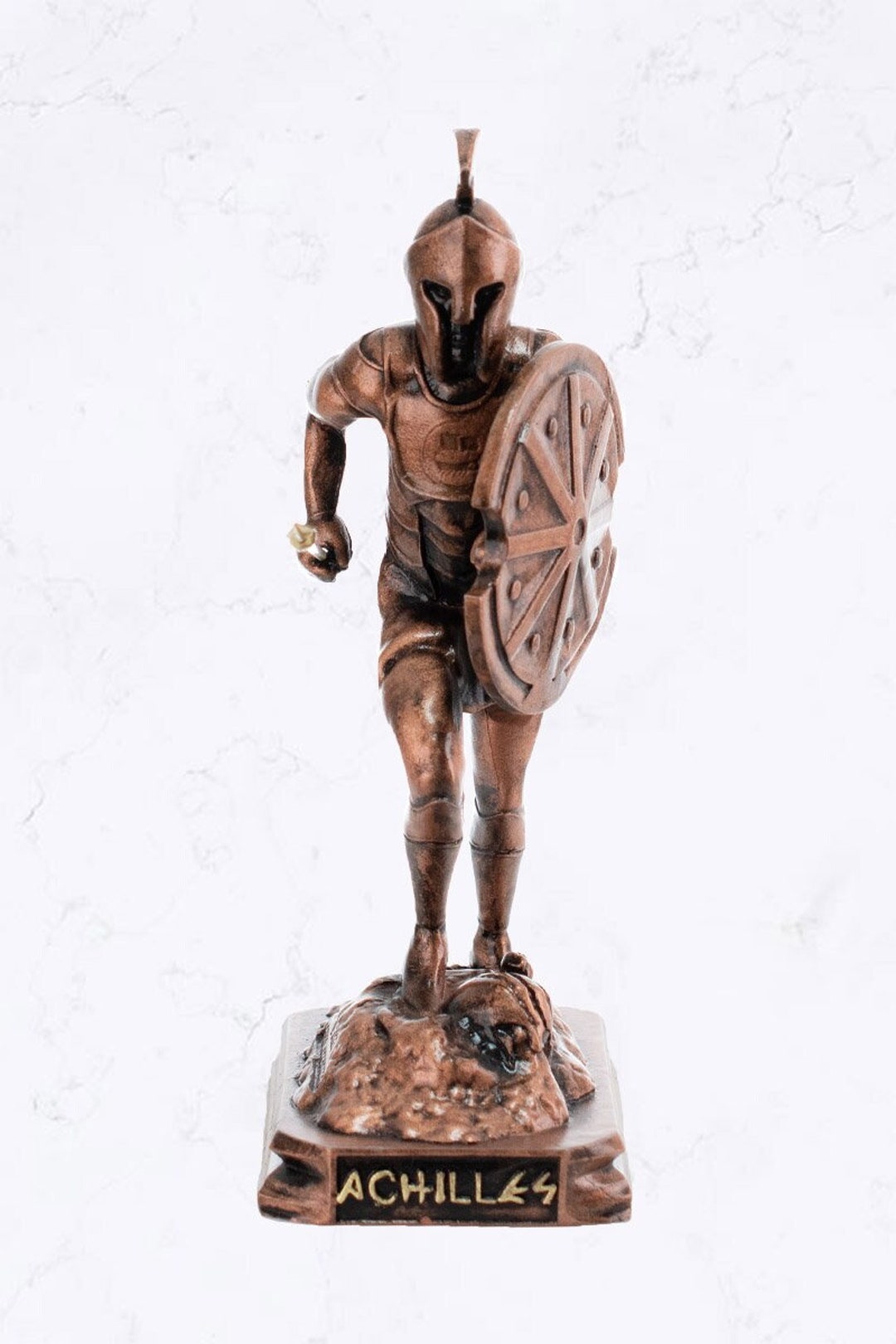 Achilles Statue Ancient Greek Trojan War Heroes Copper Marble Cast ...