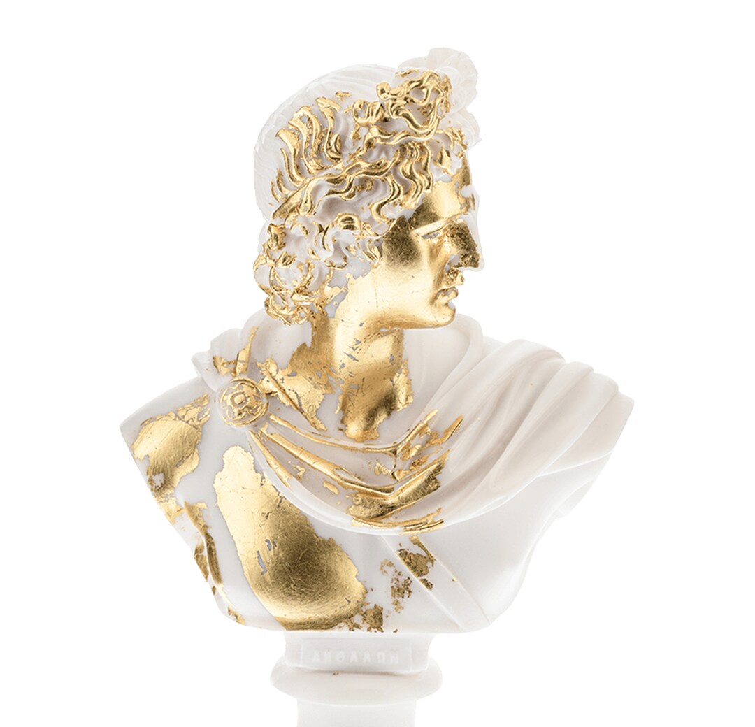 Apollo Statue, Marble Sculpture, Greek Statue, Roman Large Bust Height ...