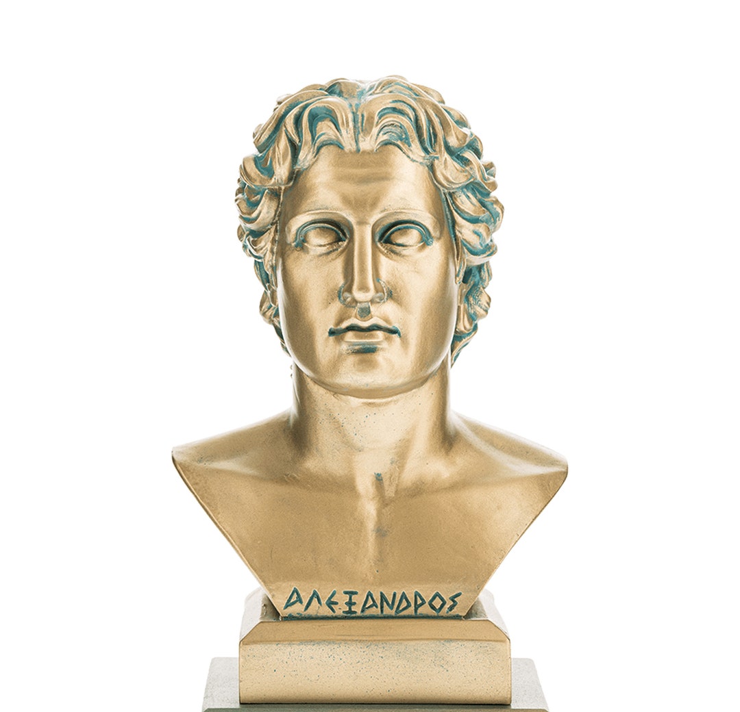 The Artculture Alexander the Great Bust Sculpture 33cm Height - Etsy