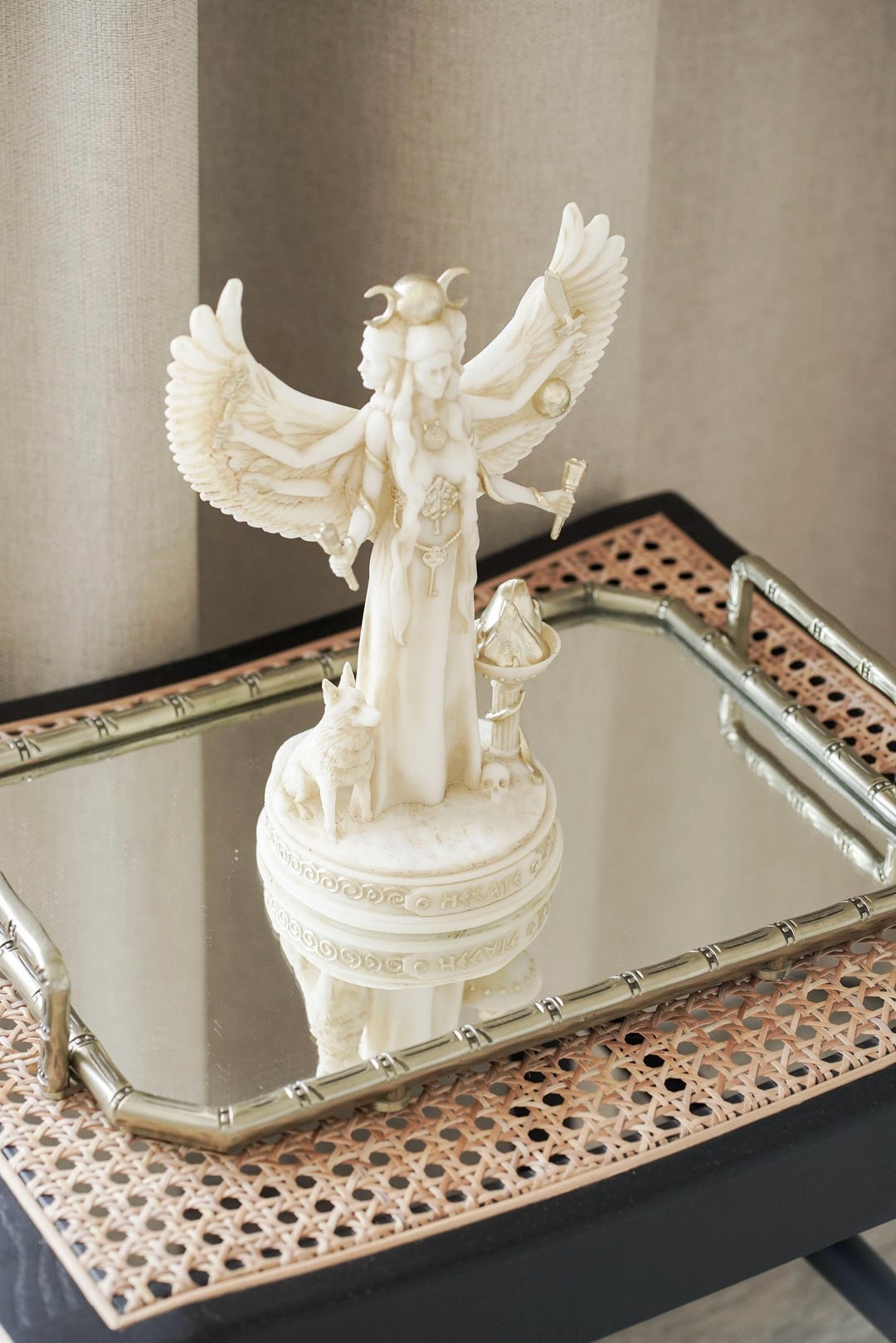 Hecate Statue Greek Triple Goddess of Magic for Home Decor Gifts Acient ...