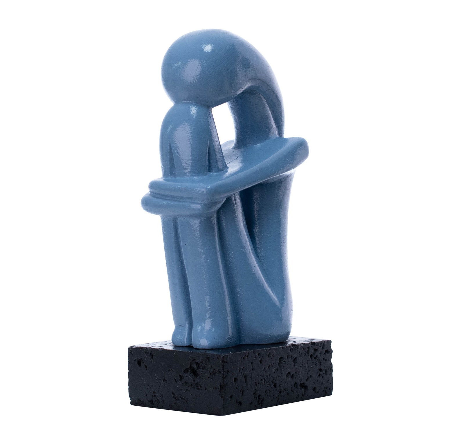 Modern Figurine Cycladic Girl Idol Sculpture White Stone Pop Art Home ...