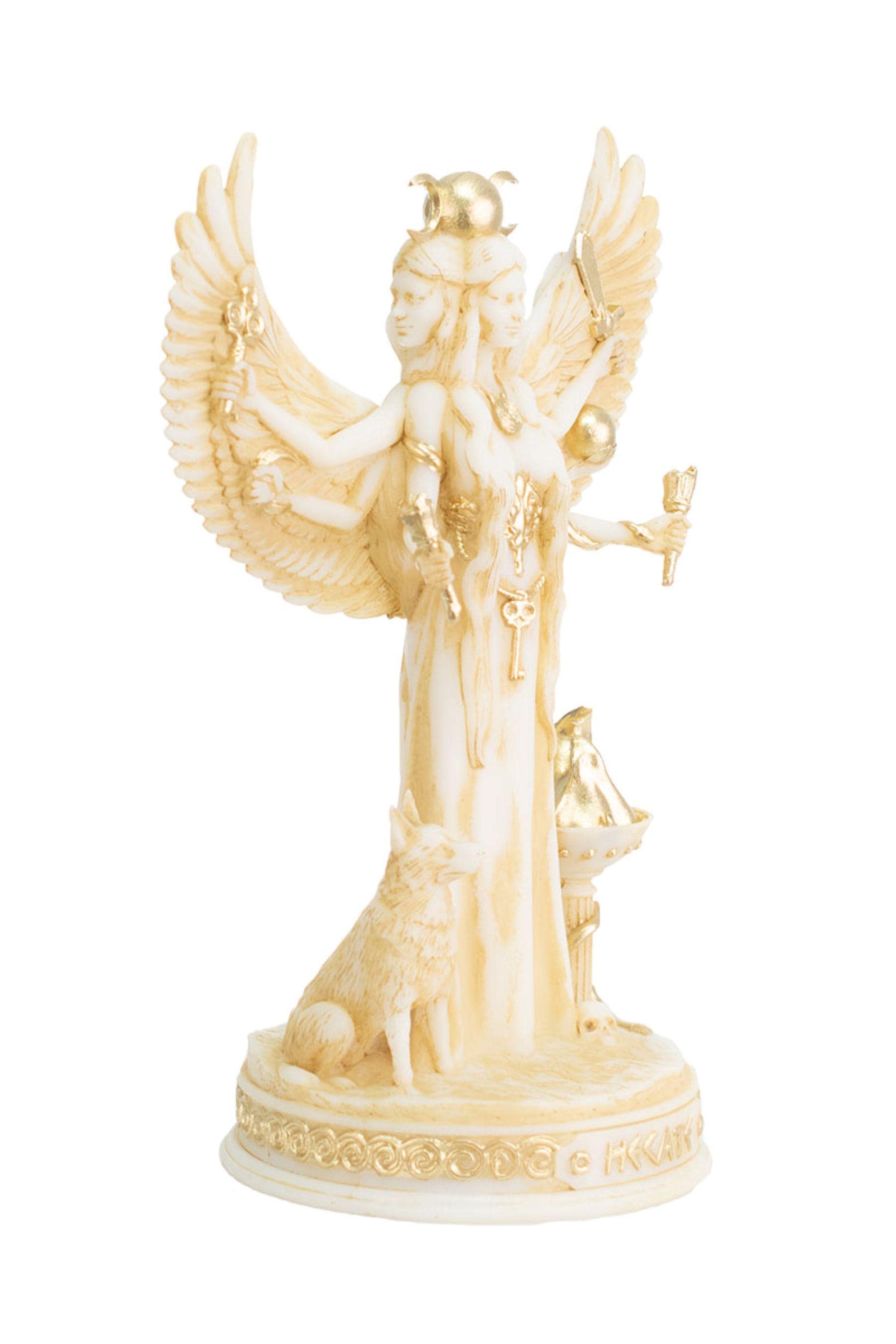 Hecate Statue Greek Triple Goddess of Magic for Home Decor Gifts Acient ...