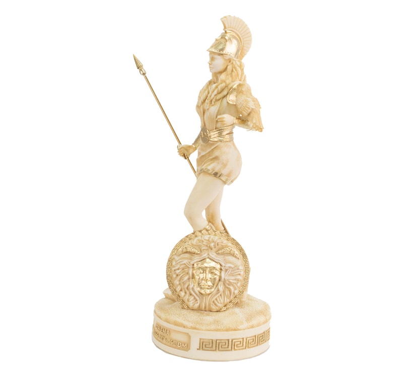 Athena Statue Greek Goddess of Wisdom for Home Decor Gifts Figurine ...