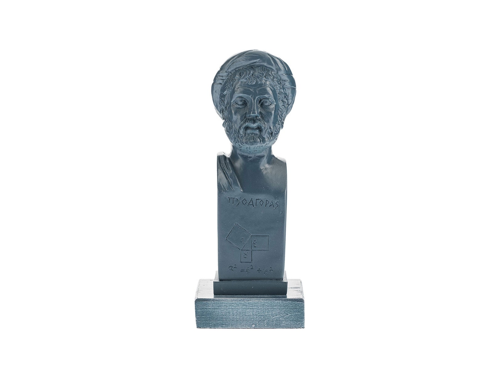 Pythagoras Bust Greek Head Statue Ancient Greek Mathematician Sculpture ...