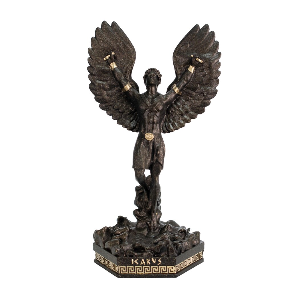 Icarus Statue God of Sky Greek Mythological Figure for Home Decor Gifts ...