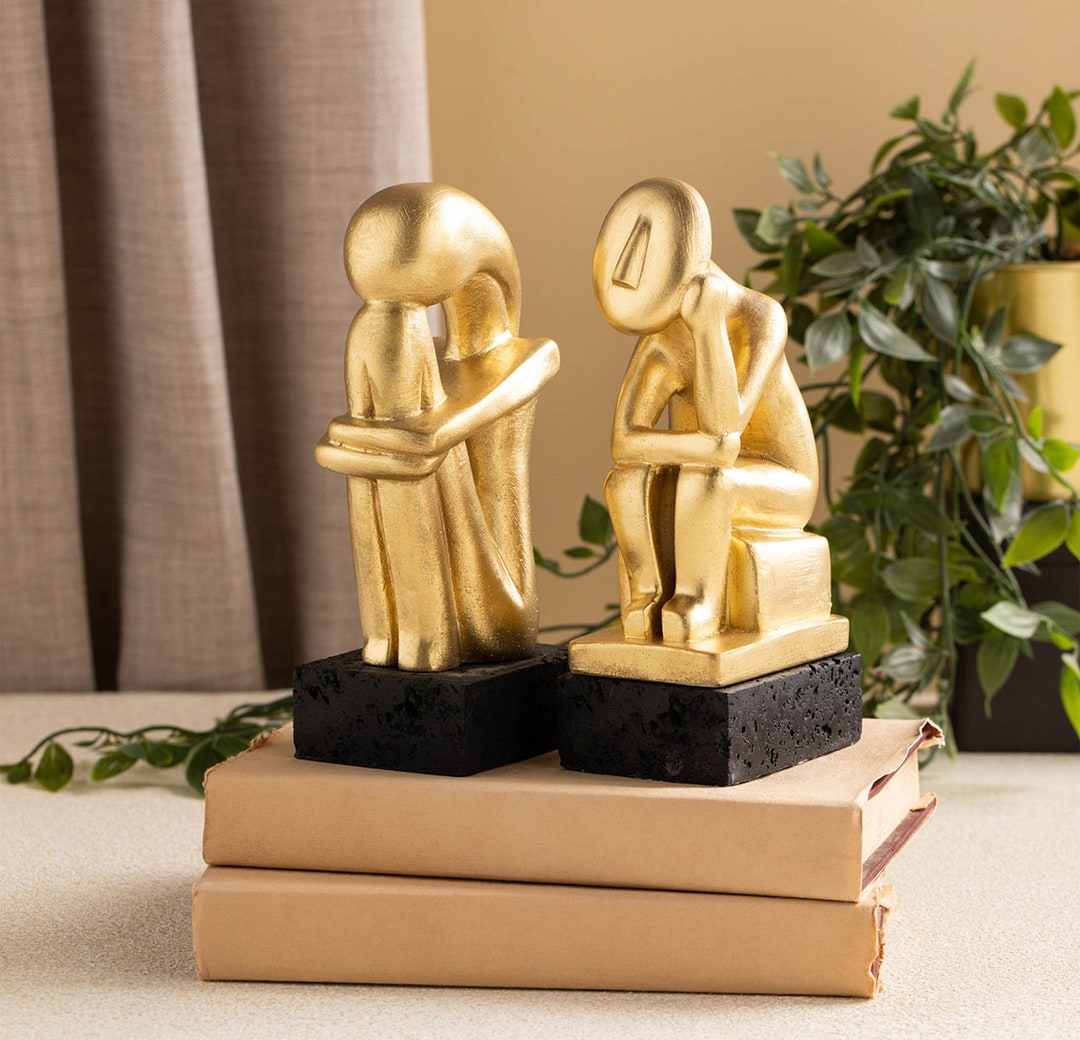 Pop Art Statues Set of 2 Cycladic Idols Sculptures Home Decor 20 Cm ...