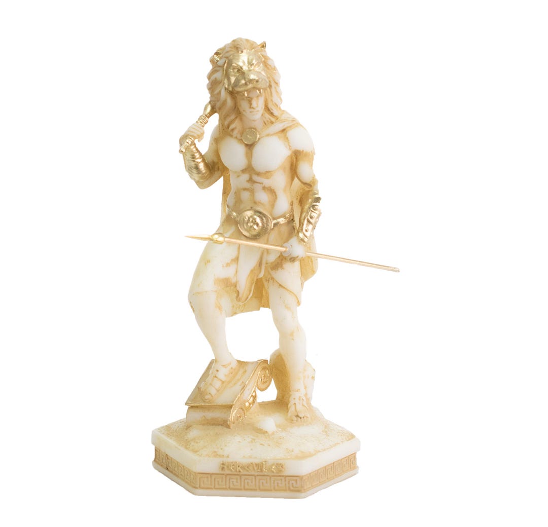 Hercules Statue God of Power Greek Mythological Figure for Home Decor ...