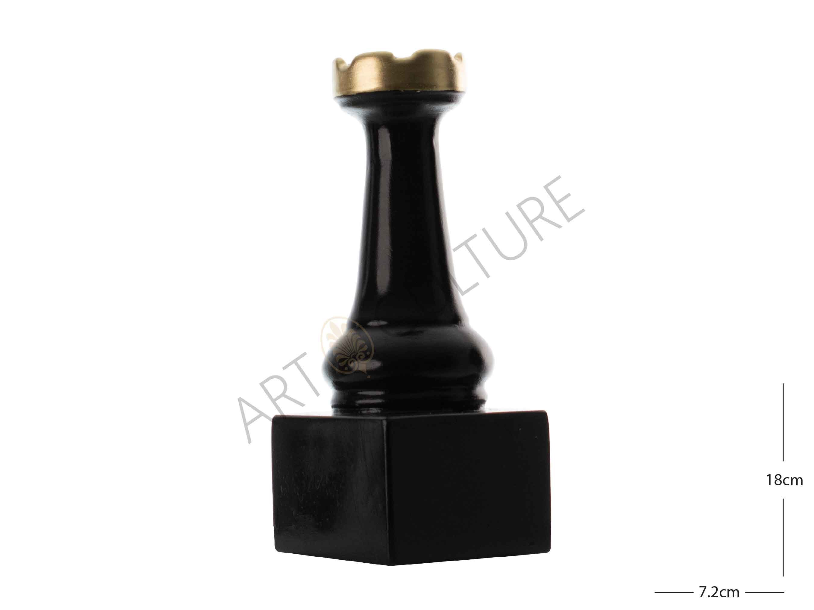 Large Chess Statue Rook Sculpture Minimalist Home Decor Housewarming ...