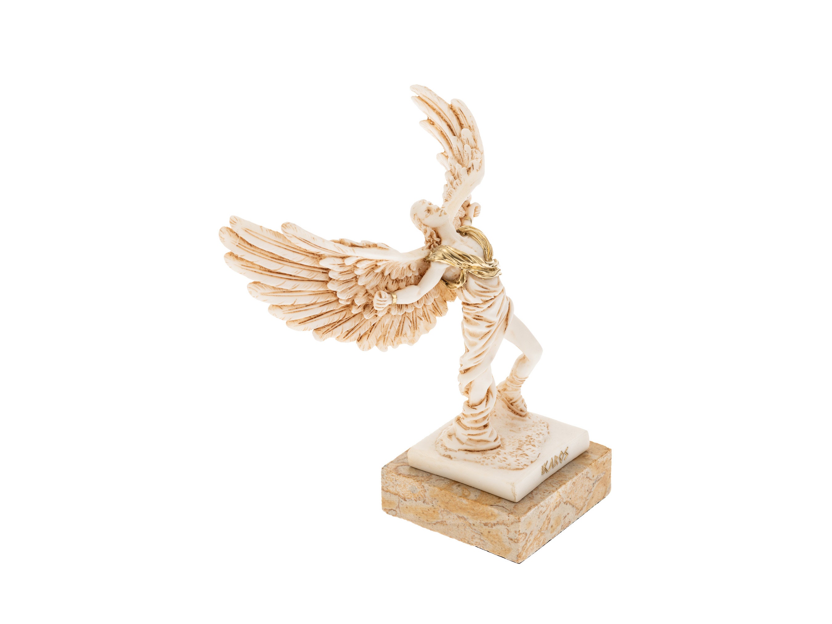 Icarus Statue Greek Mythology Sculpture Marble Base 17 Cm - Etsy