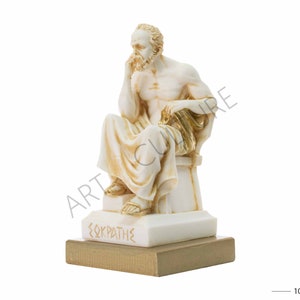 Socrates Statue Greek Philosopher Sculpture Ancient Greek Figurine 18 ...