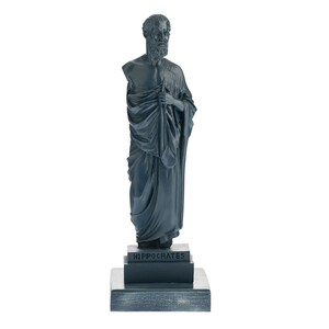 Hippocrates Statue Ancient Greek "father of Modern Medicine Sculpture ...
