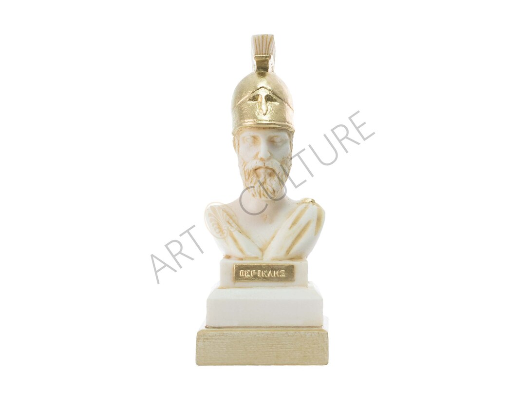 Pericles Sculpture Ancient Greek Figurine Patina 18cm Height - Etsy