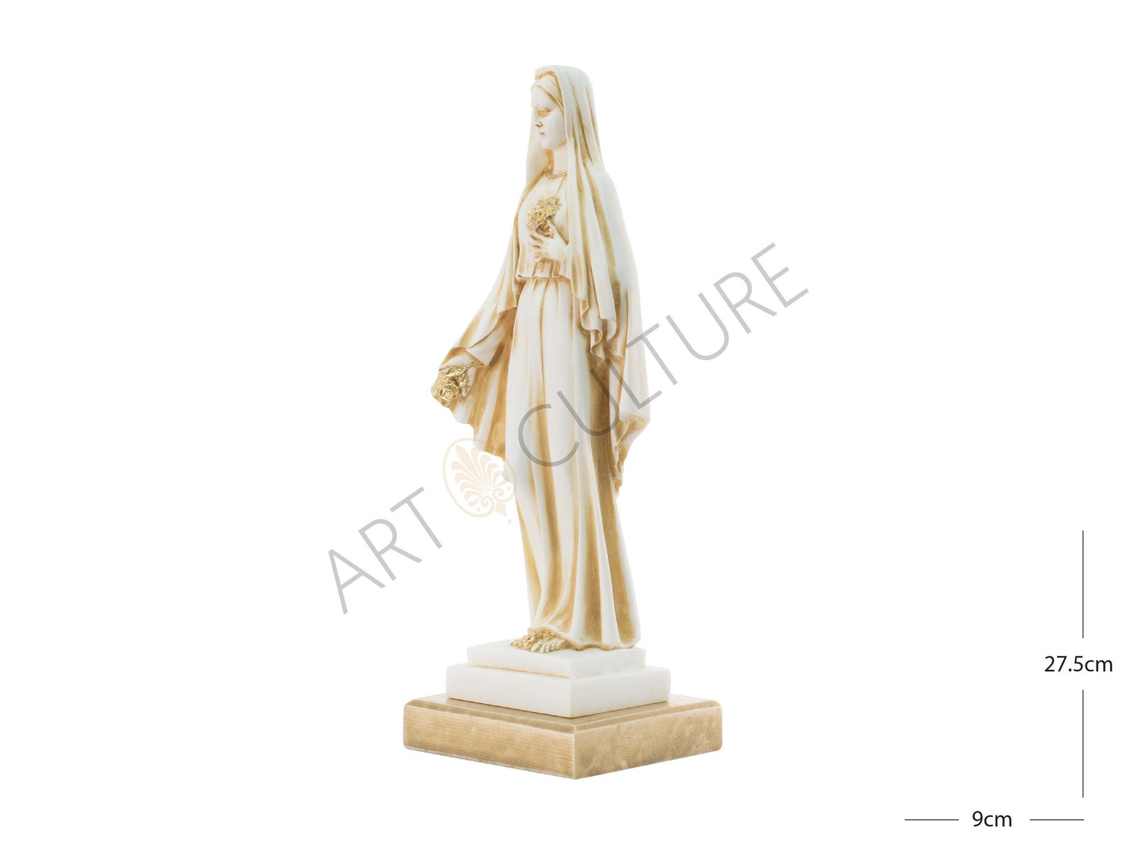 Virgin Mary Statue Mother of JESUS Holy Our Lady of Rose - Etsy