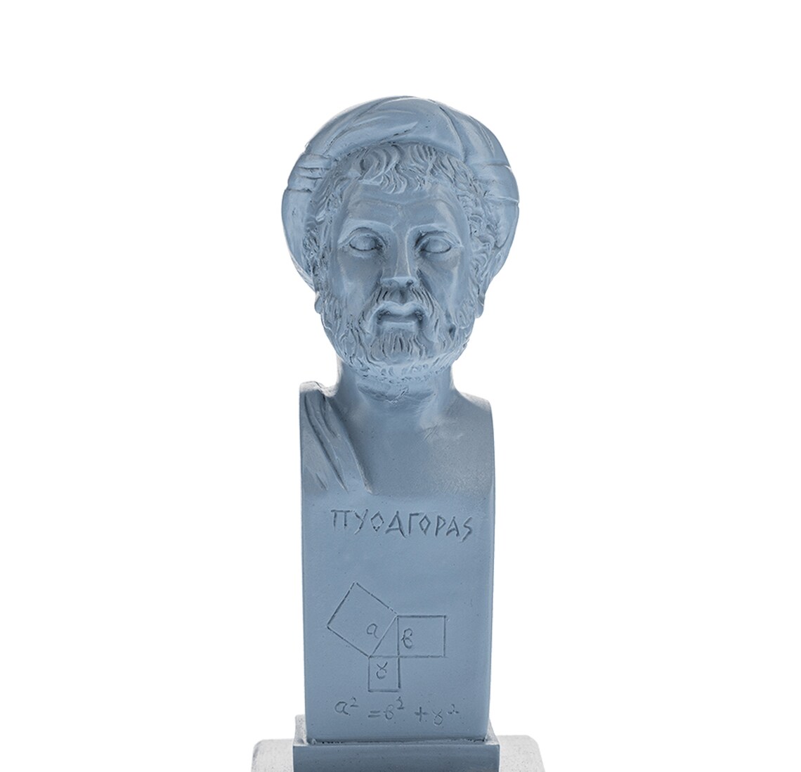 Pythagoras Bust Greek Head Statue Ancient Greek Mathematician - Etsy