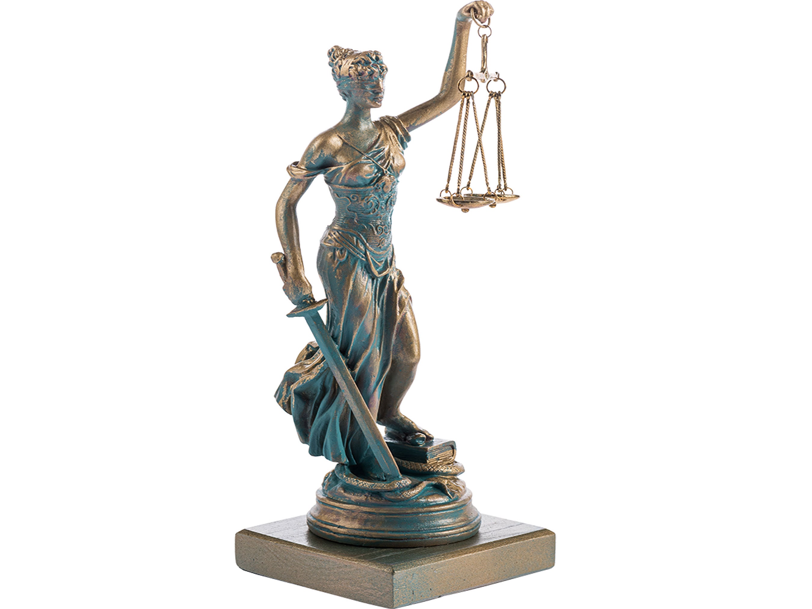 Lady Justice Statue Themis Greek Goddess Sculpture 28cm Height - Etsy