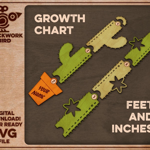 Growth Chart Svg - Etsy