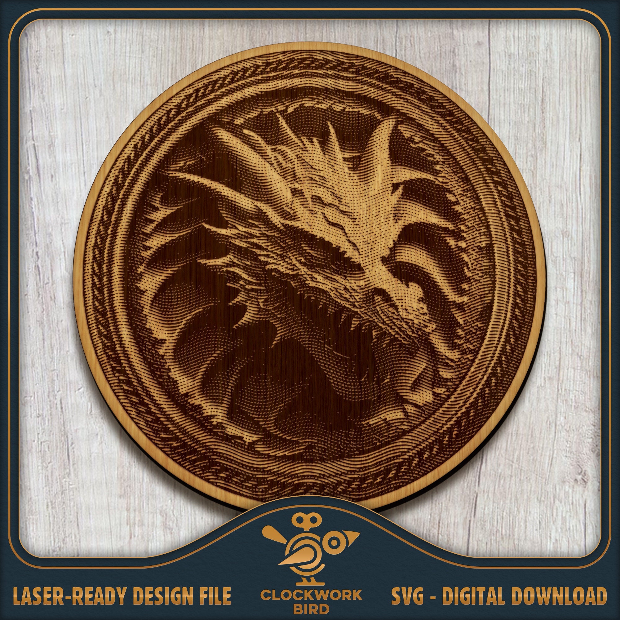 3D Illusion Laser Engraving SVG Bundle: 36 HD Plaque/coaster Designs ...