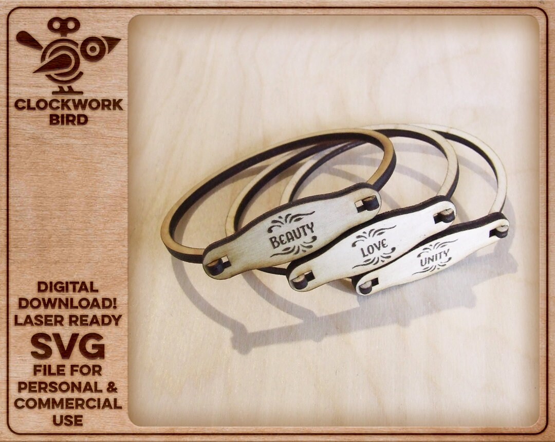 100 Virtues - 100 Bracelet Designs - Unique Laser Cut Jewelry File ...