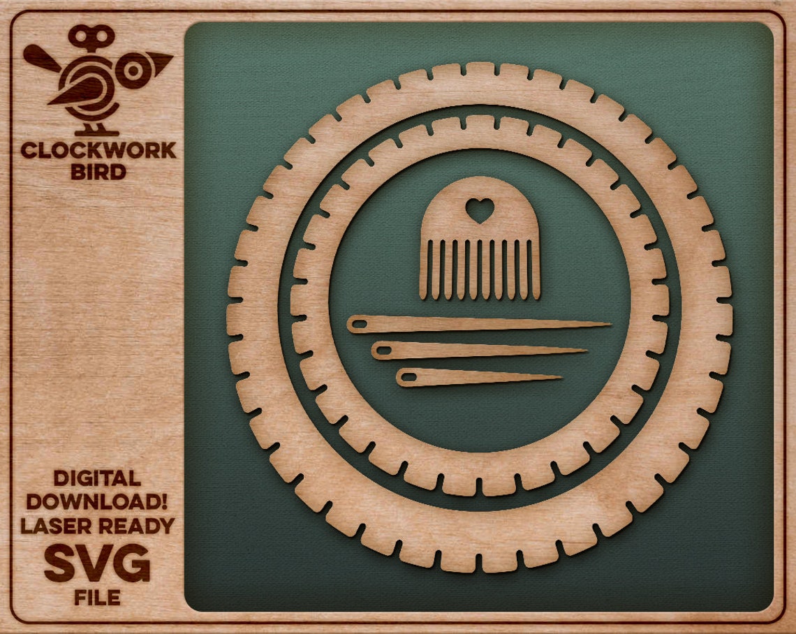 Radial / Circle Weaving Loom Kit With Comb and Needles (2 Sizes) - Etsy