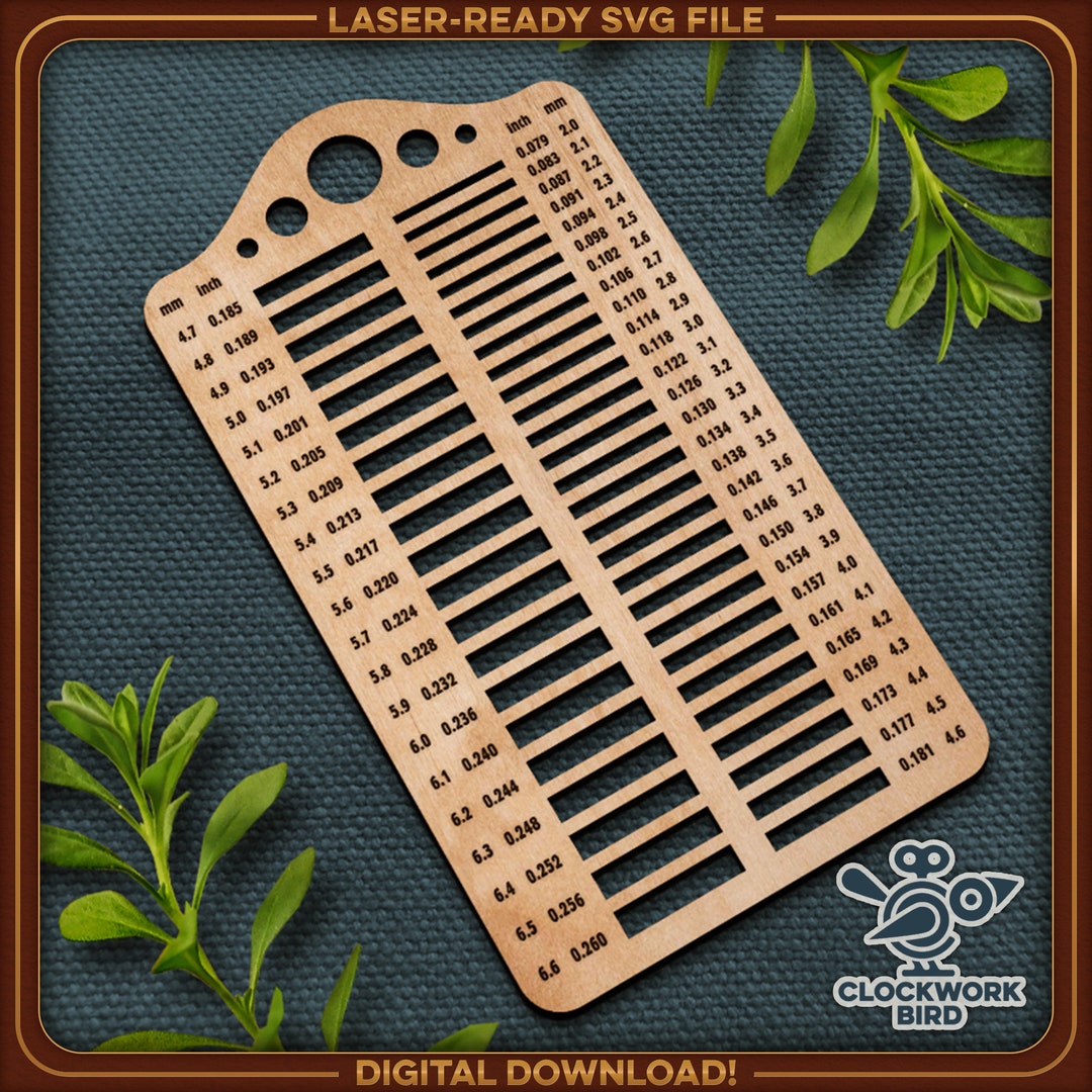 Kerf Tool / Material Thickness Gauge (inch and Millimeter) - Unique ...