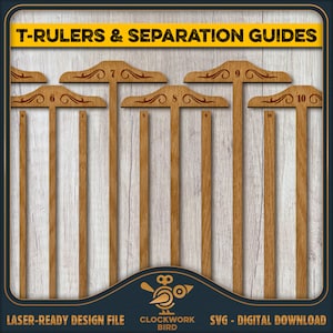 Bookbinding Ruler Set (20 Pieces) - SVG Laser Files for Book Binders - Etsy