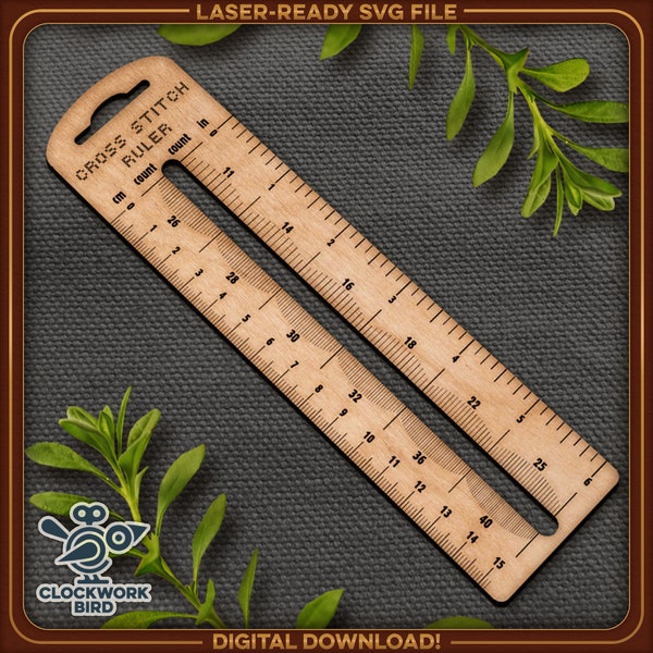 Cross Stitch Ruler - Etsy