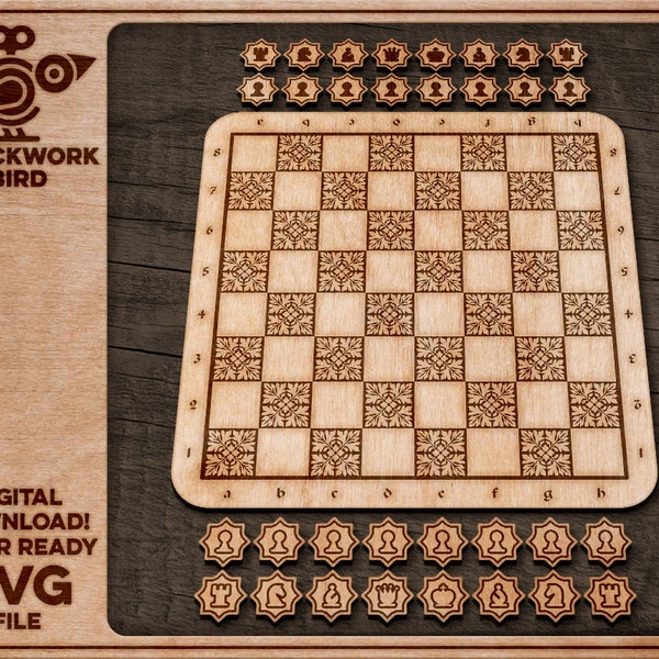 Chess Cut Files - Etsy