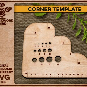 Rounded Corner Template / Guide for Crafters - Unique Laser Cut File - Etsy
