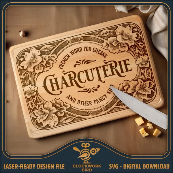Charcuterie Board Svg - Etsy