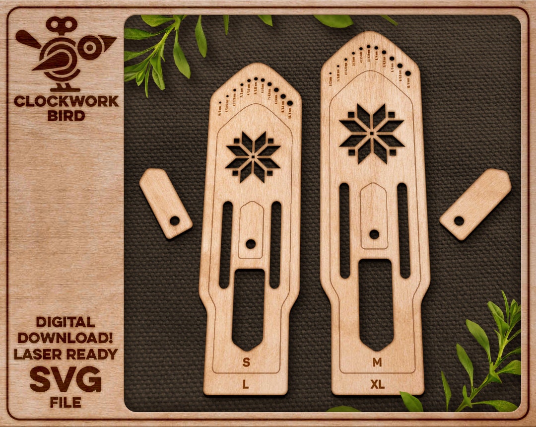 Mitten Blockers With Knitting Needle Gauge Unique Laser Cut - Etsy