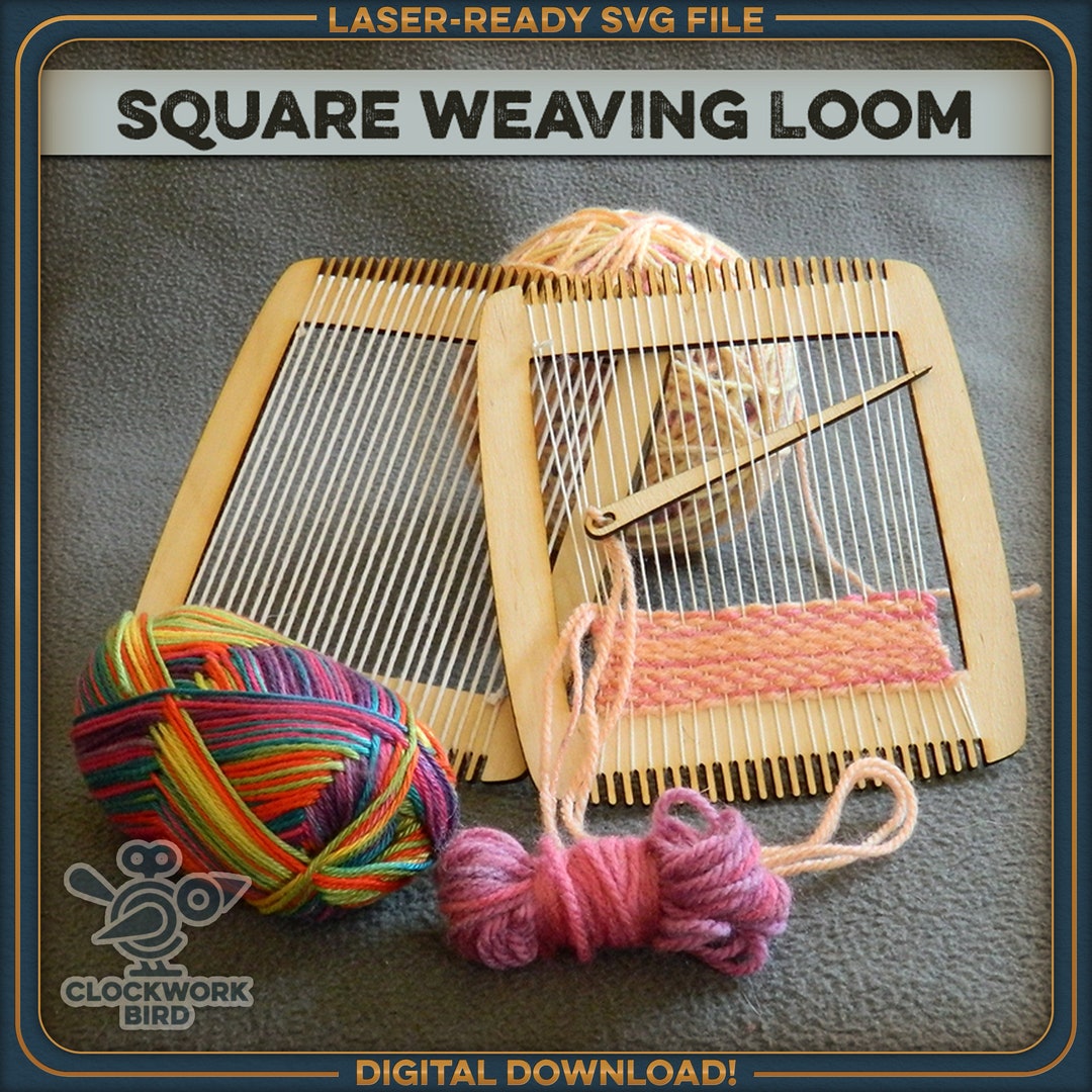 Square Weaving Loom Kit With Comb and Needles (3 Sizes) - Etsy