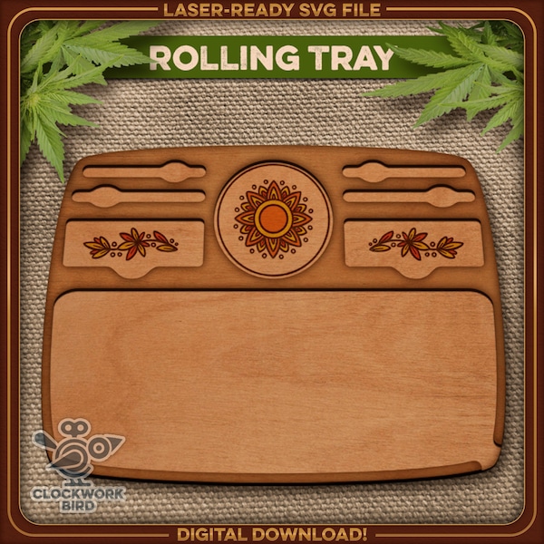 Rolling Tray Svg - Etsy