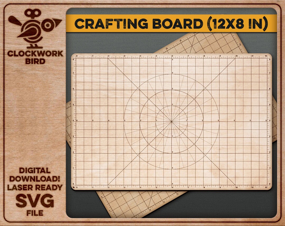 Crafting Board / Cutting Mat 12x8 Inches Unique Laser Cut - Etsy