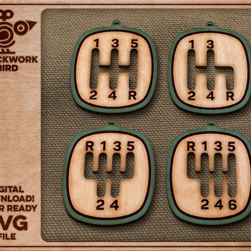 Gear Shift Keychain - Etsy