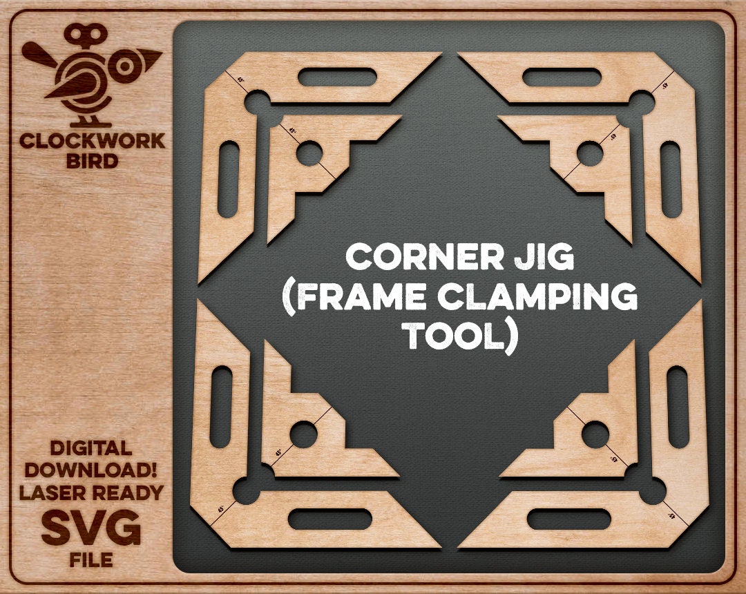 Corner Jig Frame Clamping Tool Unique Laser Cut File - Etsy
