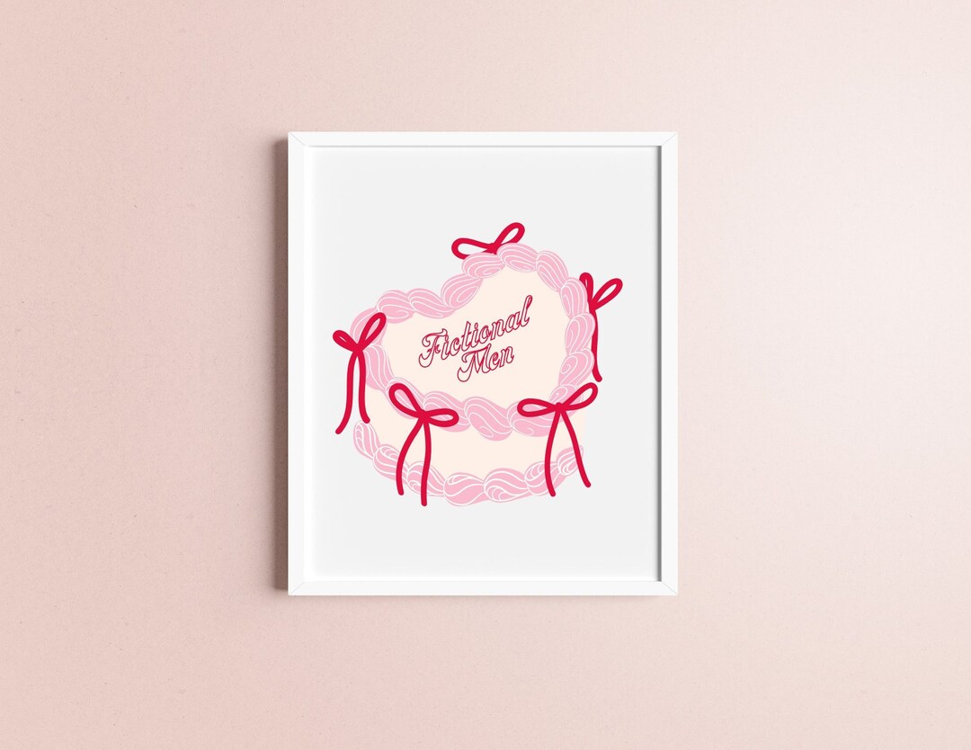 Fictional Men Wall Art Bookish Wall Art Reader Poster Library Aesthetic ...