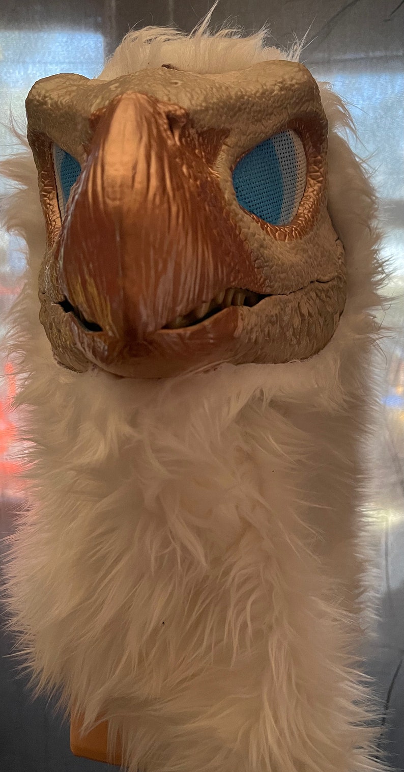 Yeti Dino Mask - Etsy