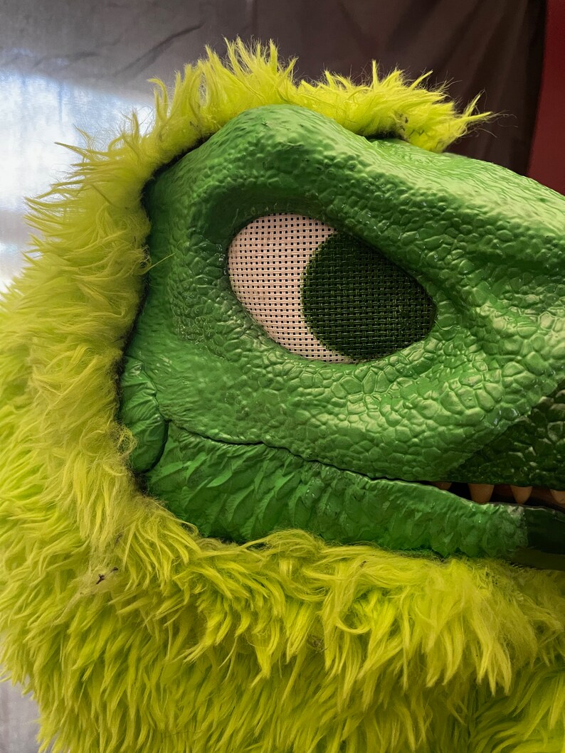 Grinch Dino Mask - Etsy