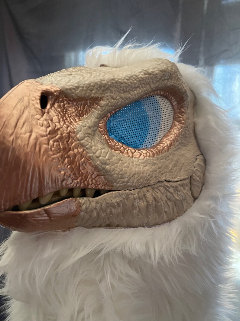 Yeti Dino Mask - Etsy